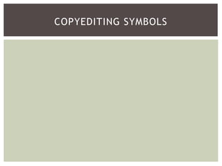 Copy-editing NewSymbols and AP Style.ppt