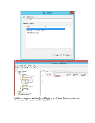 Copy files on all computers using group policy | DOC