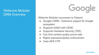 DRM Basics With Irdeto and Bitmovin | PPT
