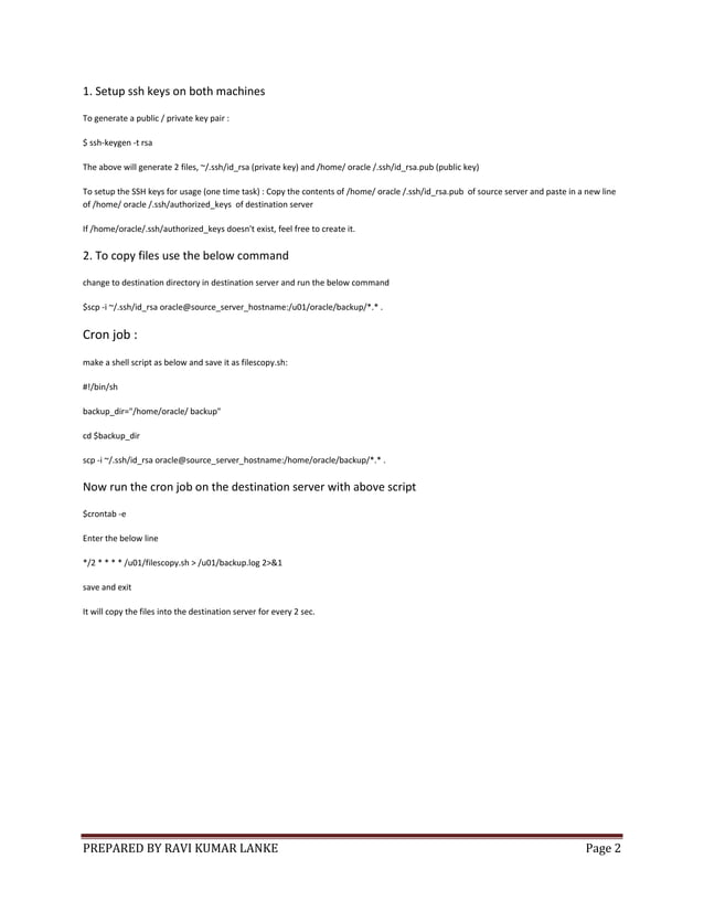 Copying Files Between Linux Machines Using Scp And Ssh Without Linux