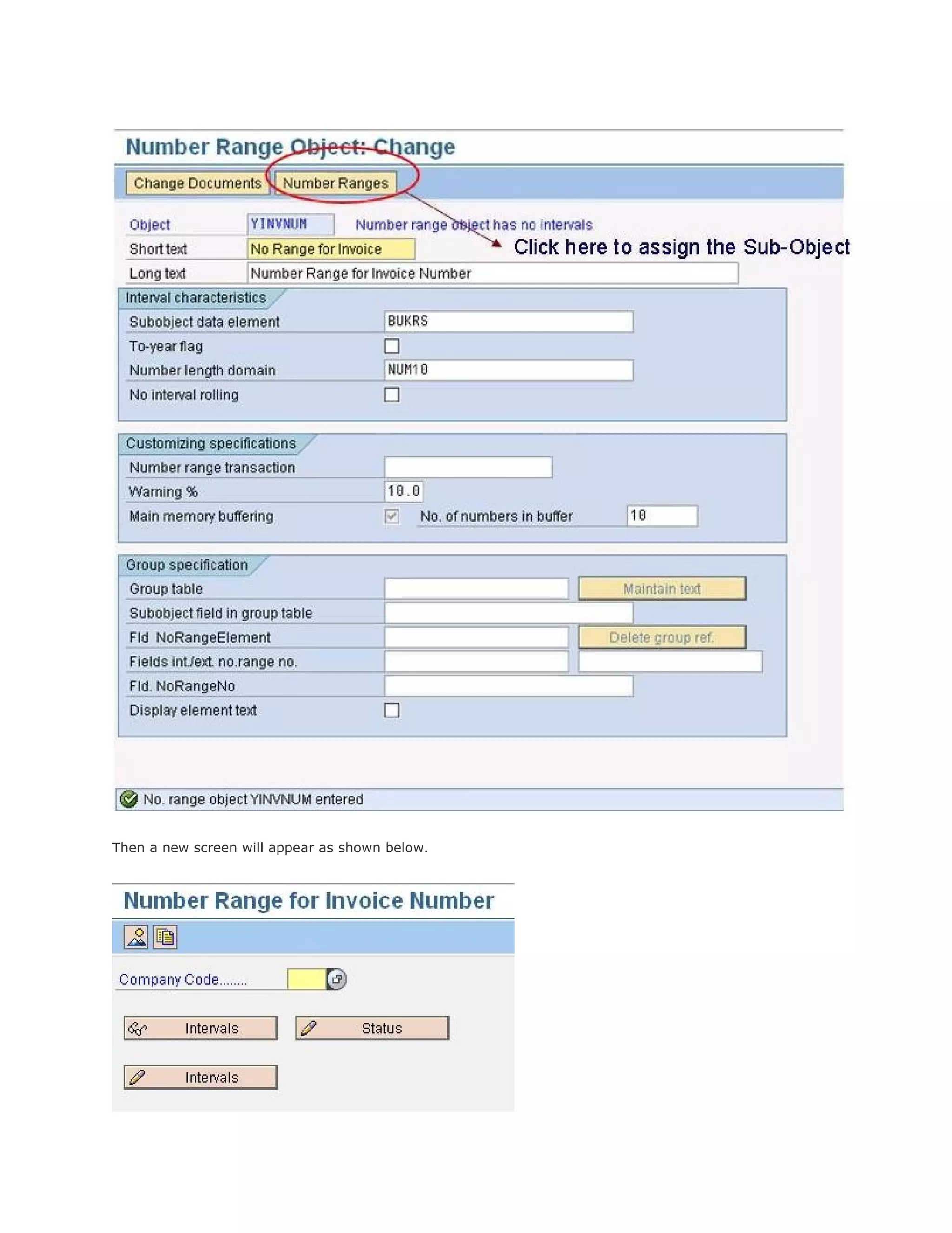 Copying number ranges in SAP FICO ECC | DOC