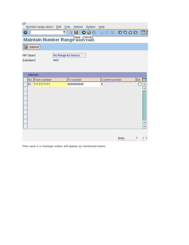 Copying number ranges in SAP FICO ECC | PDF