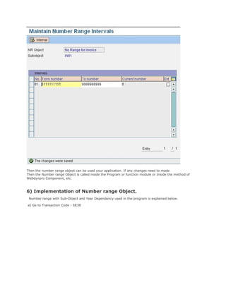 Copying number ranges in SAP FICO ECC | DOC