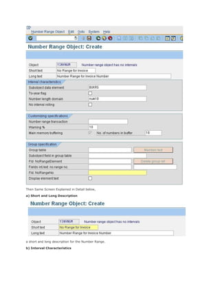 Copying number ranges in SAP FICO ECC | DOC