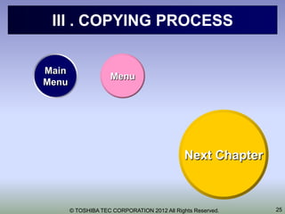 Copying process toshiba fyi portal | PPT