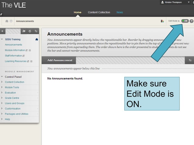 Introduction to Copying and Moving Content in Blackboard Learn 9.1 | PPTX