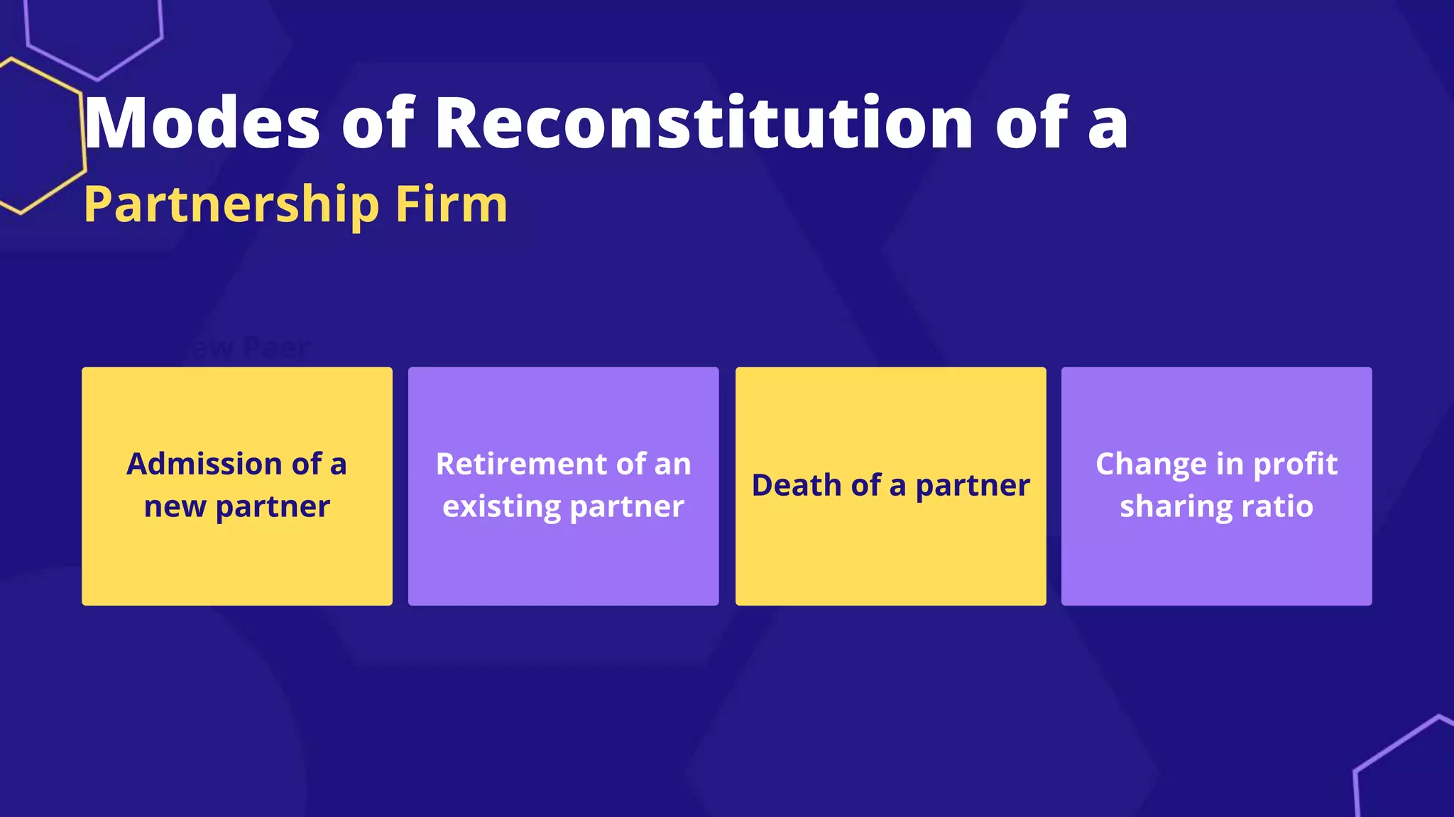 Admission of a Partner | PPTX