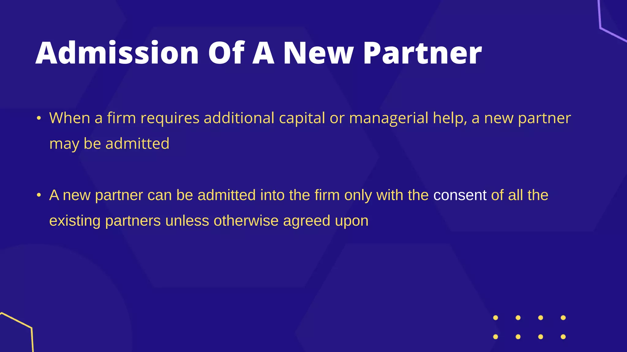 Admission of a Partner | PPTX