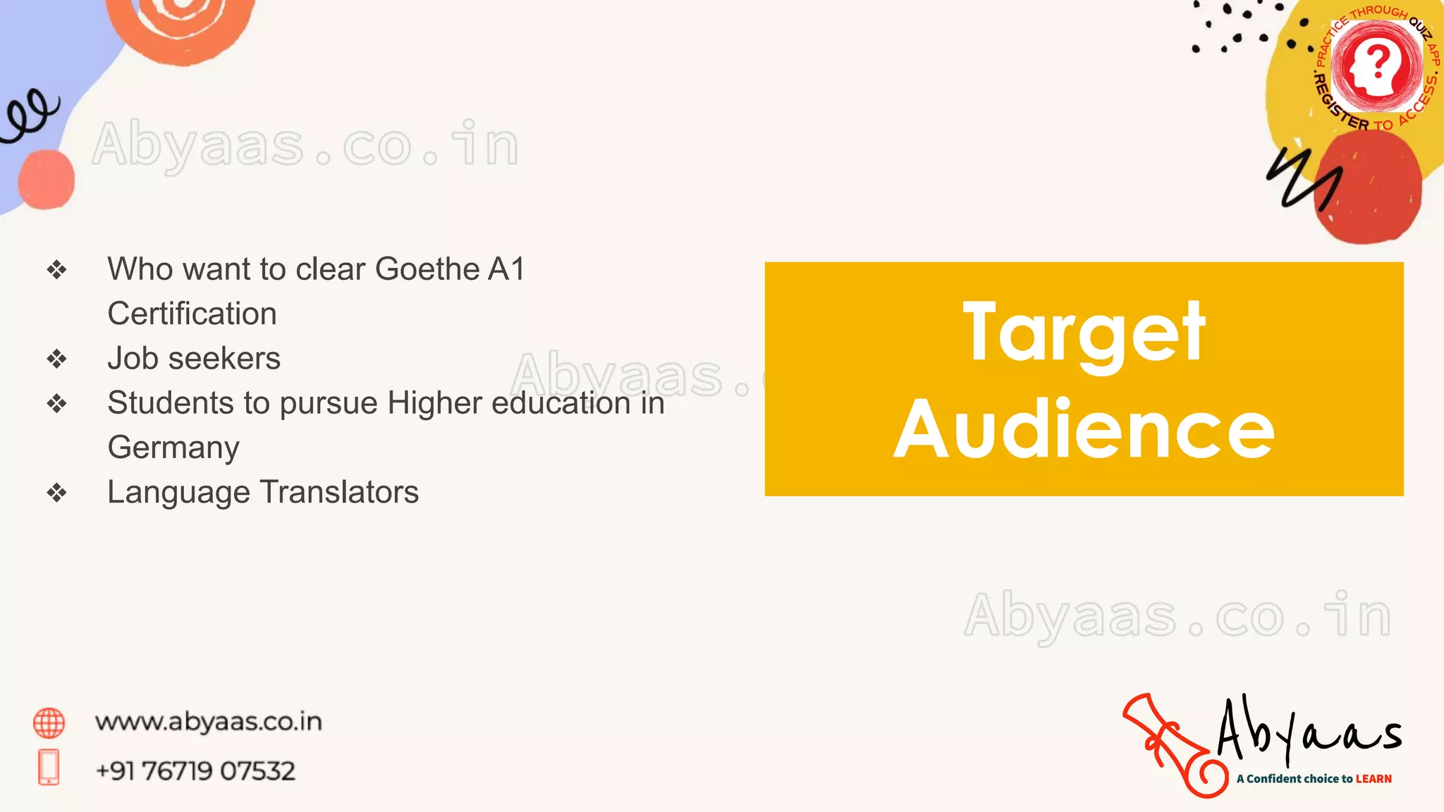 Introduction to German A1 for Certification exam | PDF