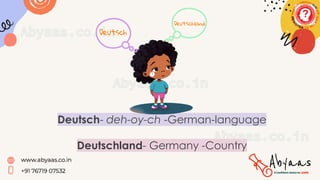 Introduction to German A1 for Certification exam | PDF