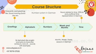 Introduction to German A1 for Certification exam | PDF