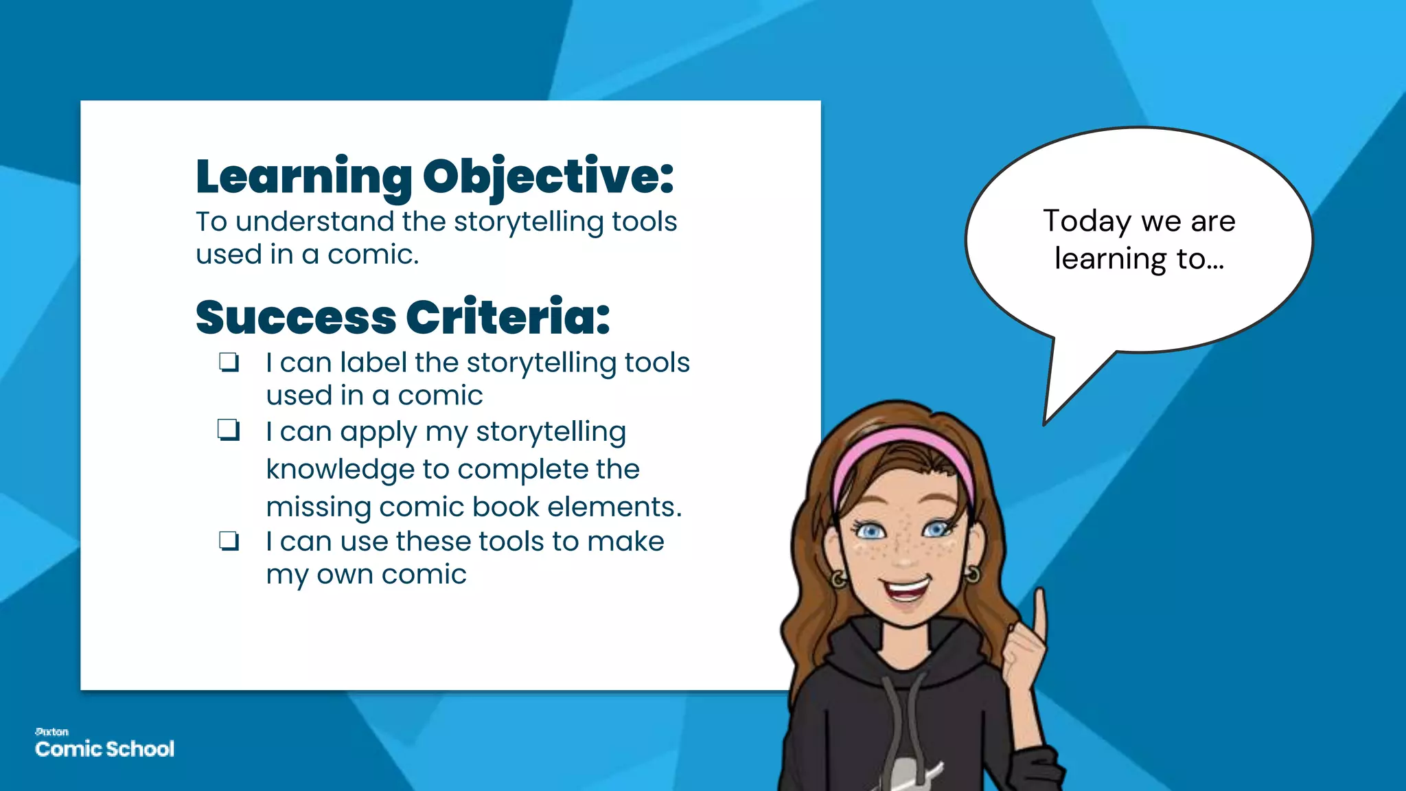 Elements of a Comic - | PPTX