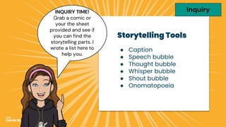 Elements of a Comic - | PPTX