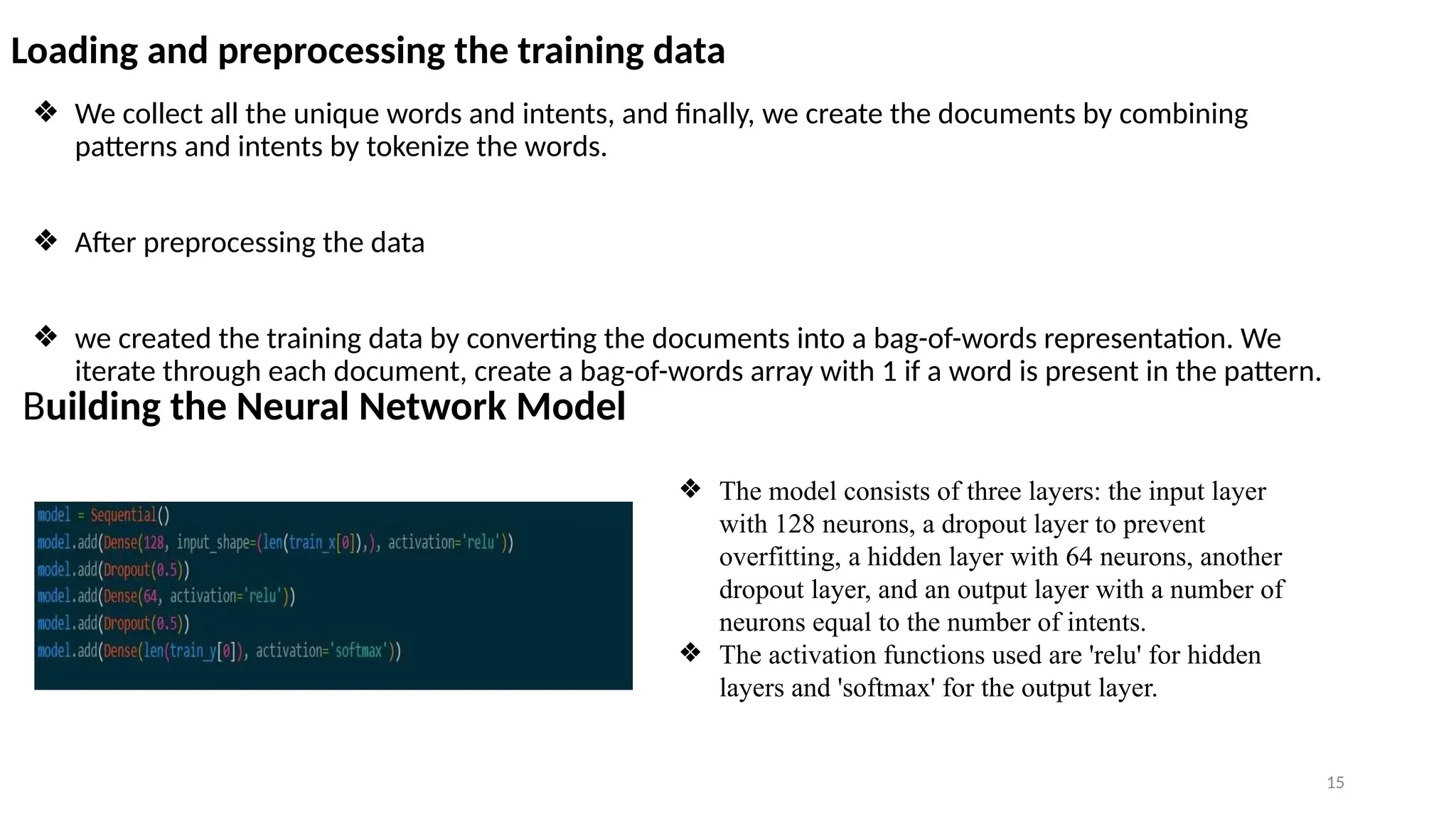 Chatbot using Natural Language processing. | PPTX