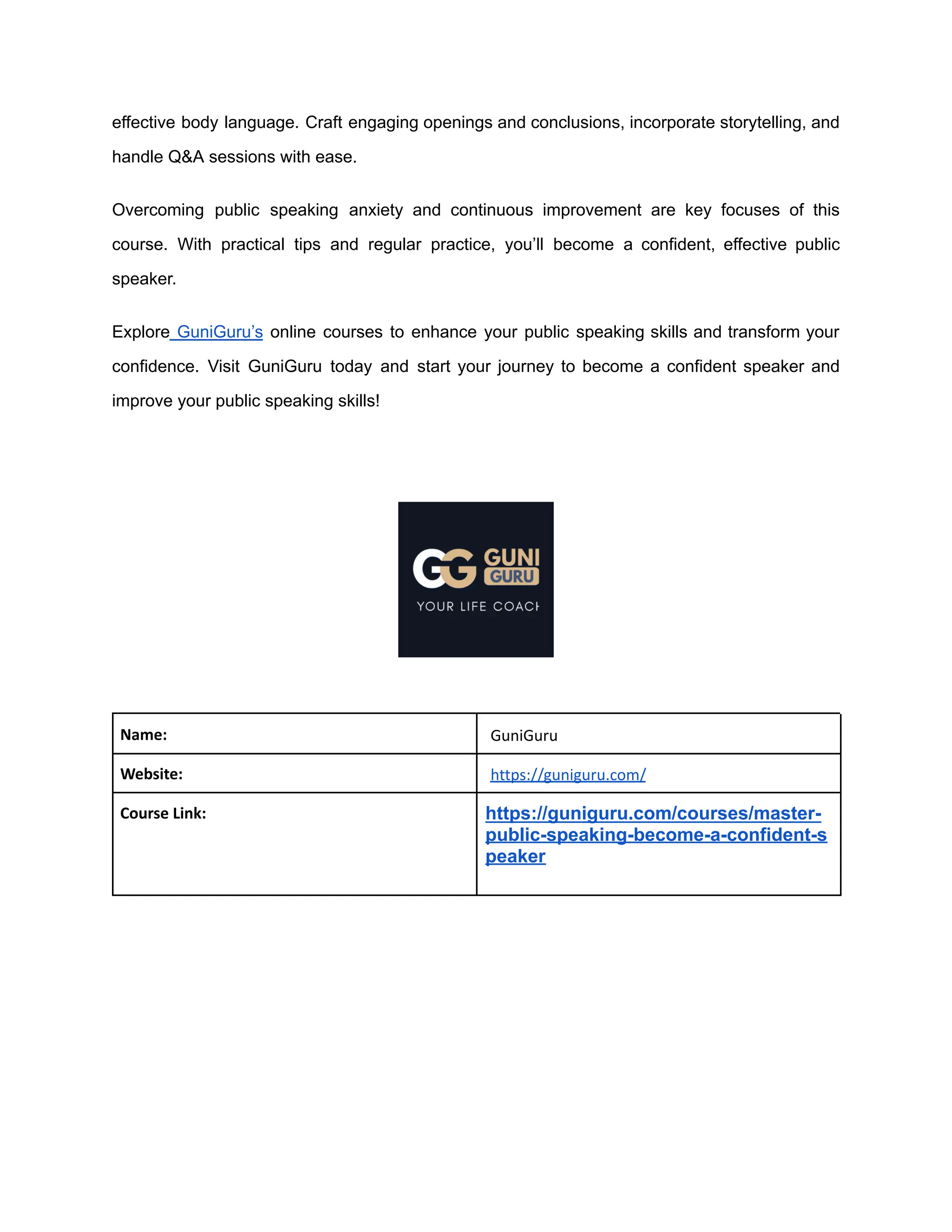 Speak with Confidence: Tips for Effective Public Speaking | PDF