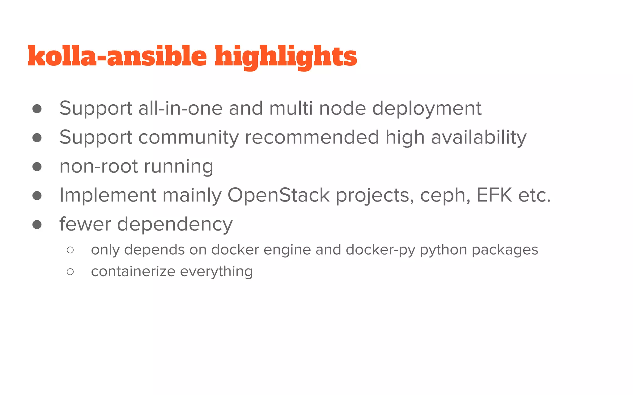 Kolla Onboarding (Vancouver 2018) | PDF