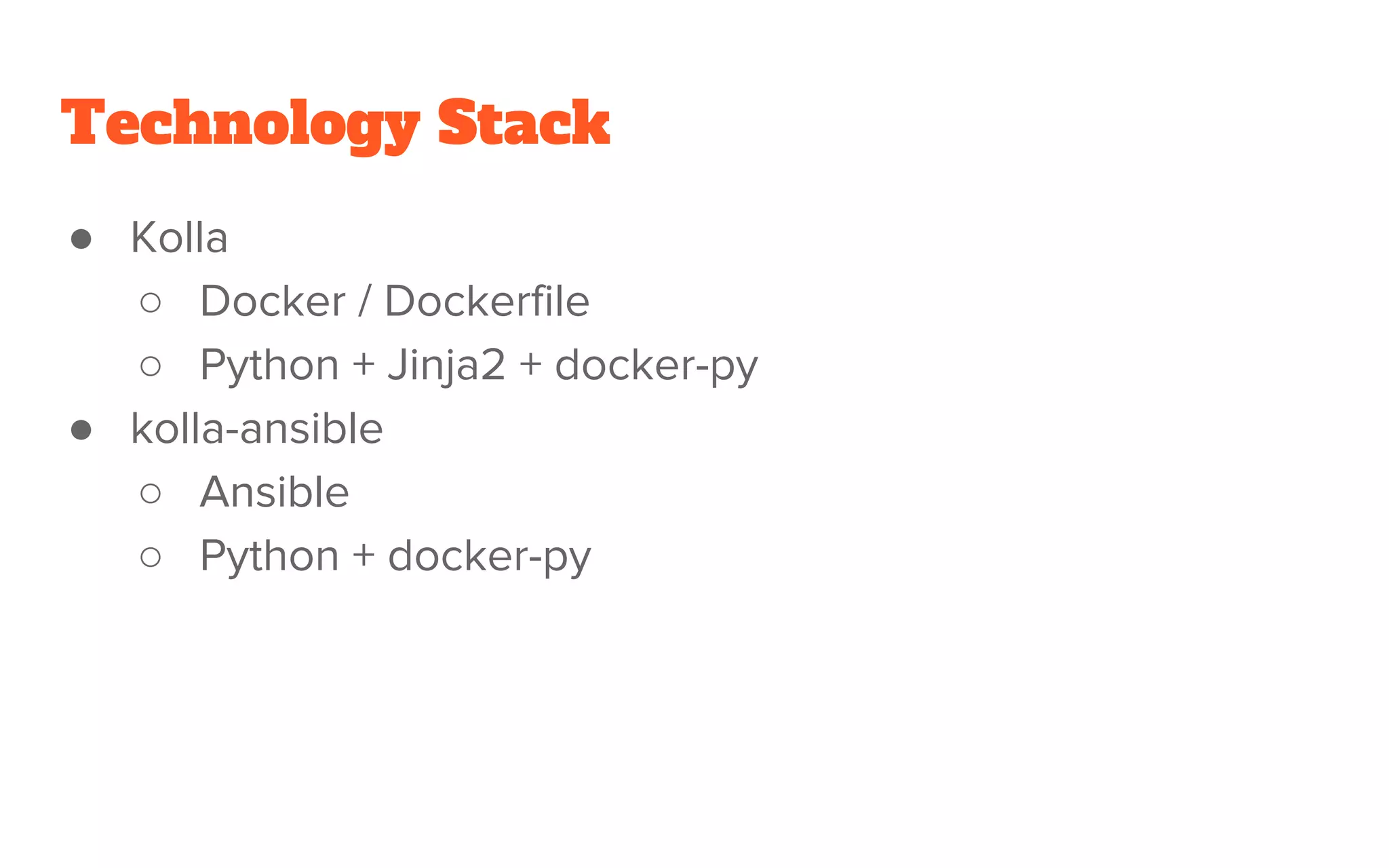 Kolla Onboarding (Vancouver 2018) | PDF