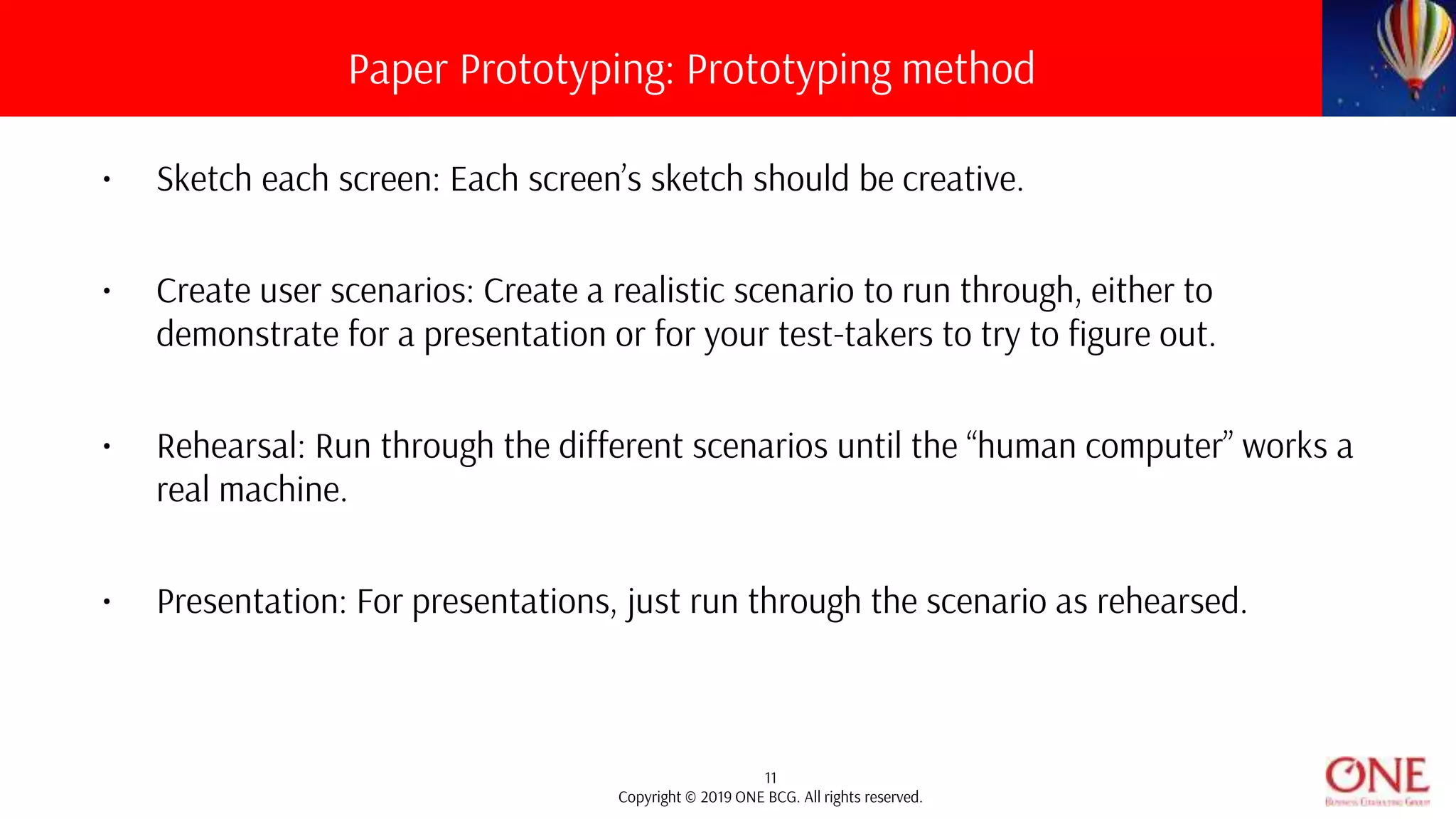 Prototype: Its methods, techniques, and key features. | PPT