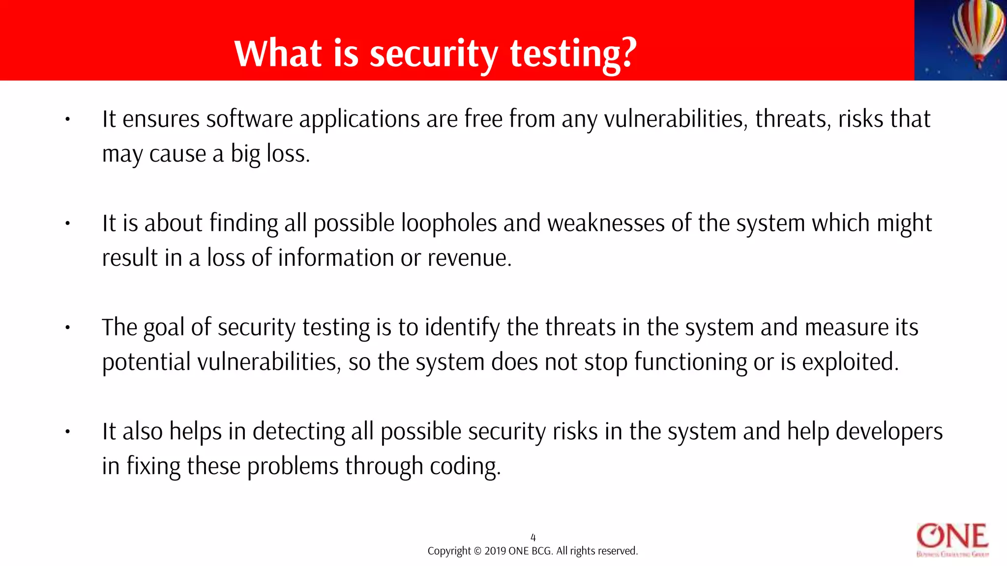 What is security testing and why it is so important? | PPT