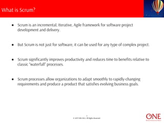 What is Agile and Scrum, their guiding principles and methods? | PPT