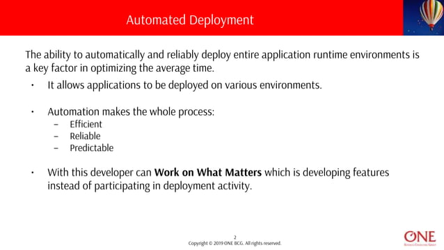 How to prepare a project for automated deployment? | PPTX