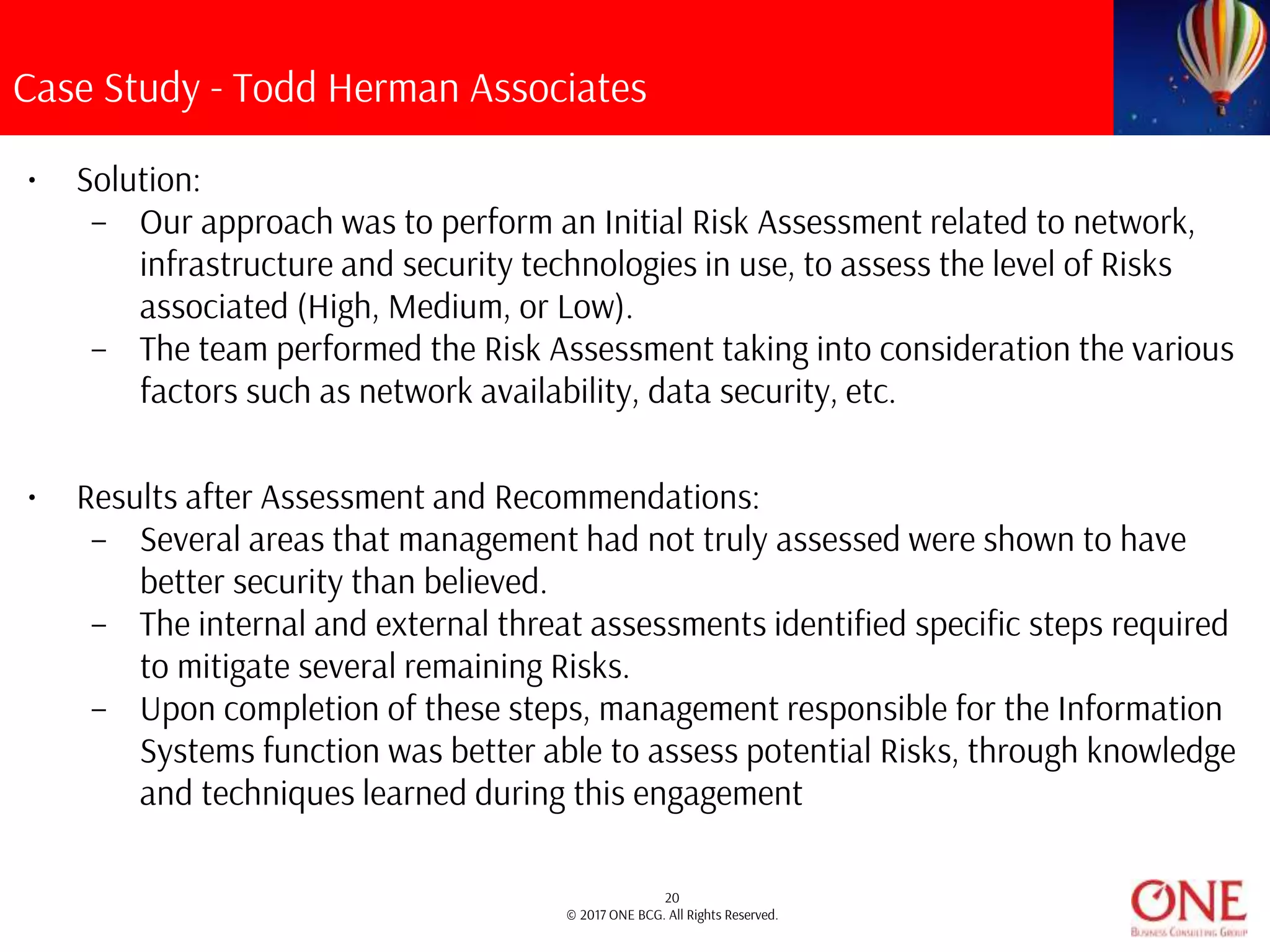 Software risk analysis and management | PPTX