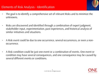 Software risk analysis and management | PPTX