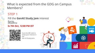 GenAI Study Jam GDG On Campus Nirma University | PPT