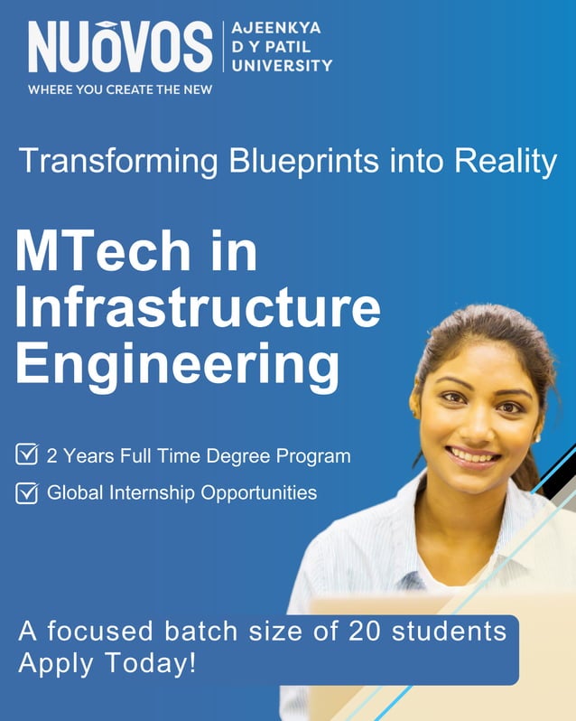 M.Tech Infrastructure Engineering| MTECH Program | PDF