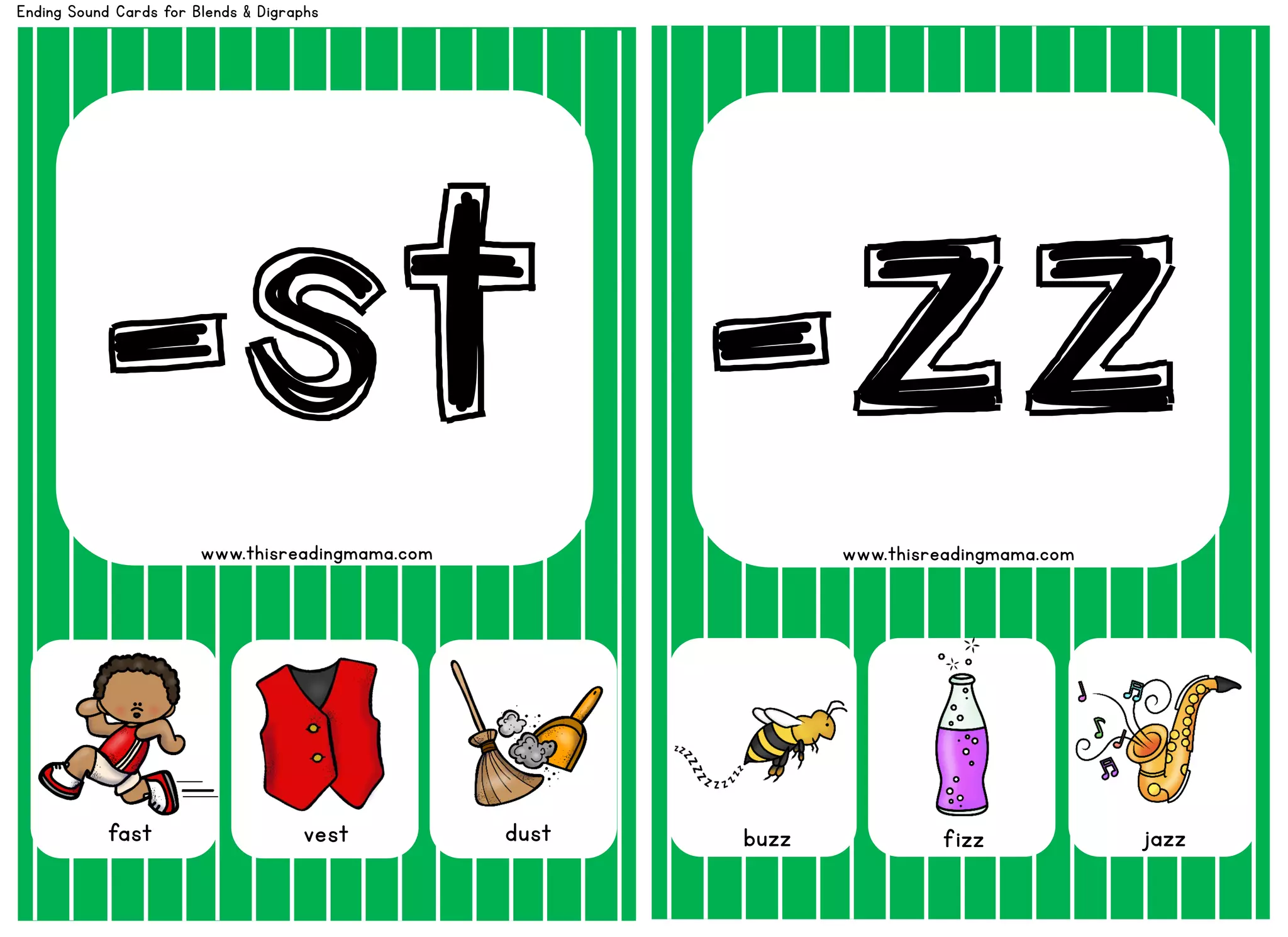 50 phonics cards | PDF