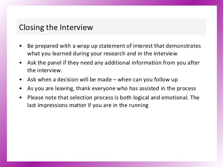 Interview tips interview-tips