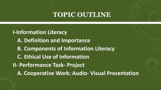 Media and Information Literacy Lesson for SHS | PPT
