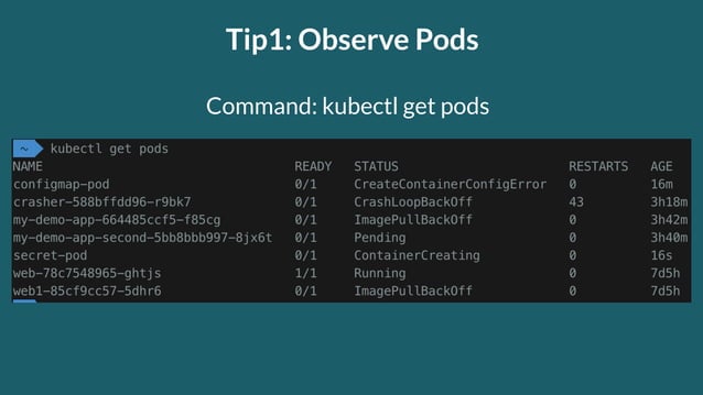 5 Simple Tips for Troubleshooting Your Kubernetes Pods | PPT