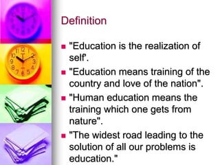 education | PPT