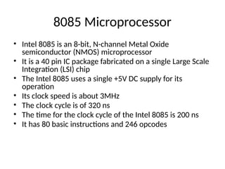 Copy of 8085_Microprocessor.pptx MBSD EE | PPT