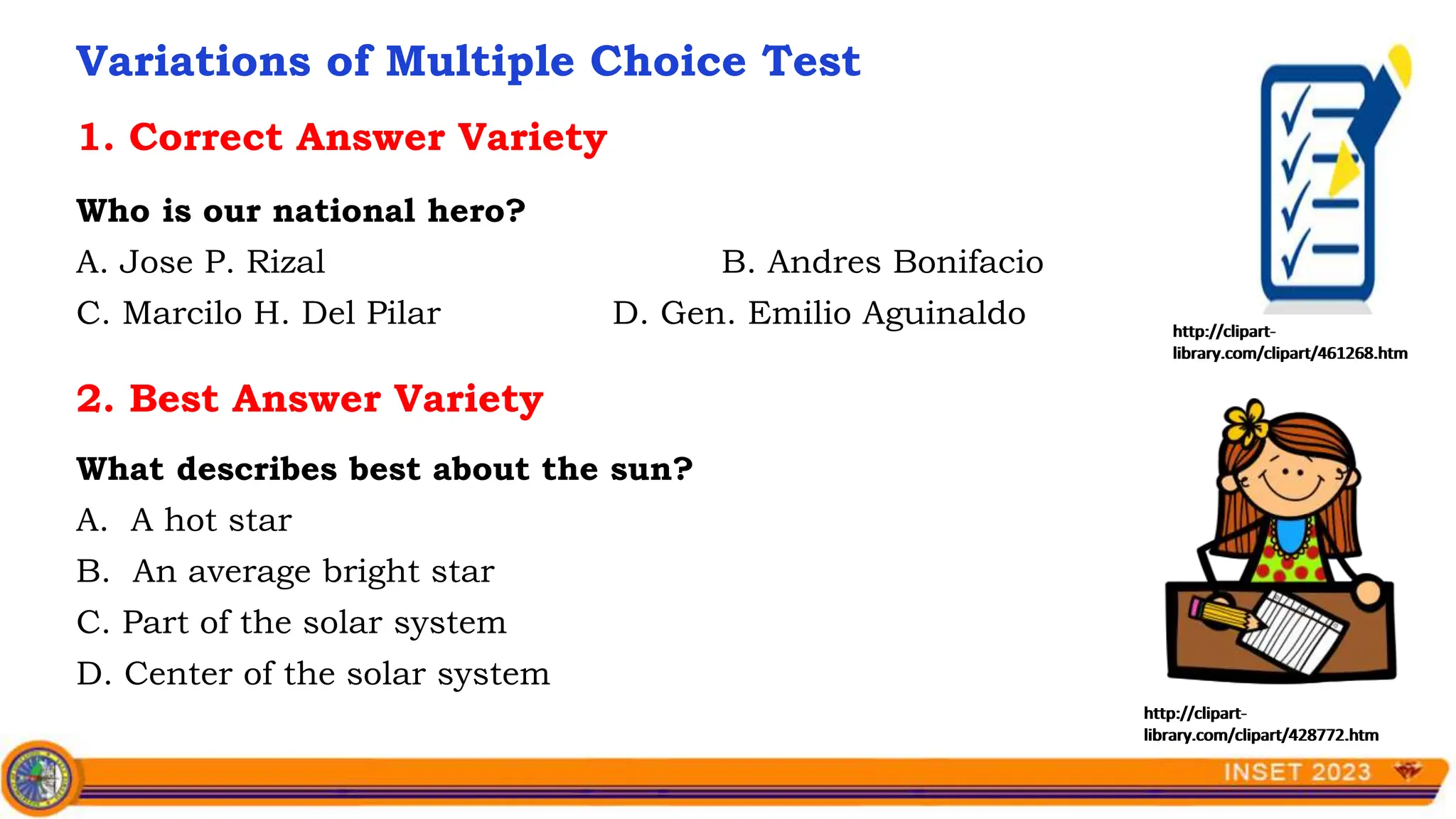 Copy of 9-Guidelines Multiple Choice and Matching Type Tests.pptx