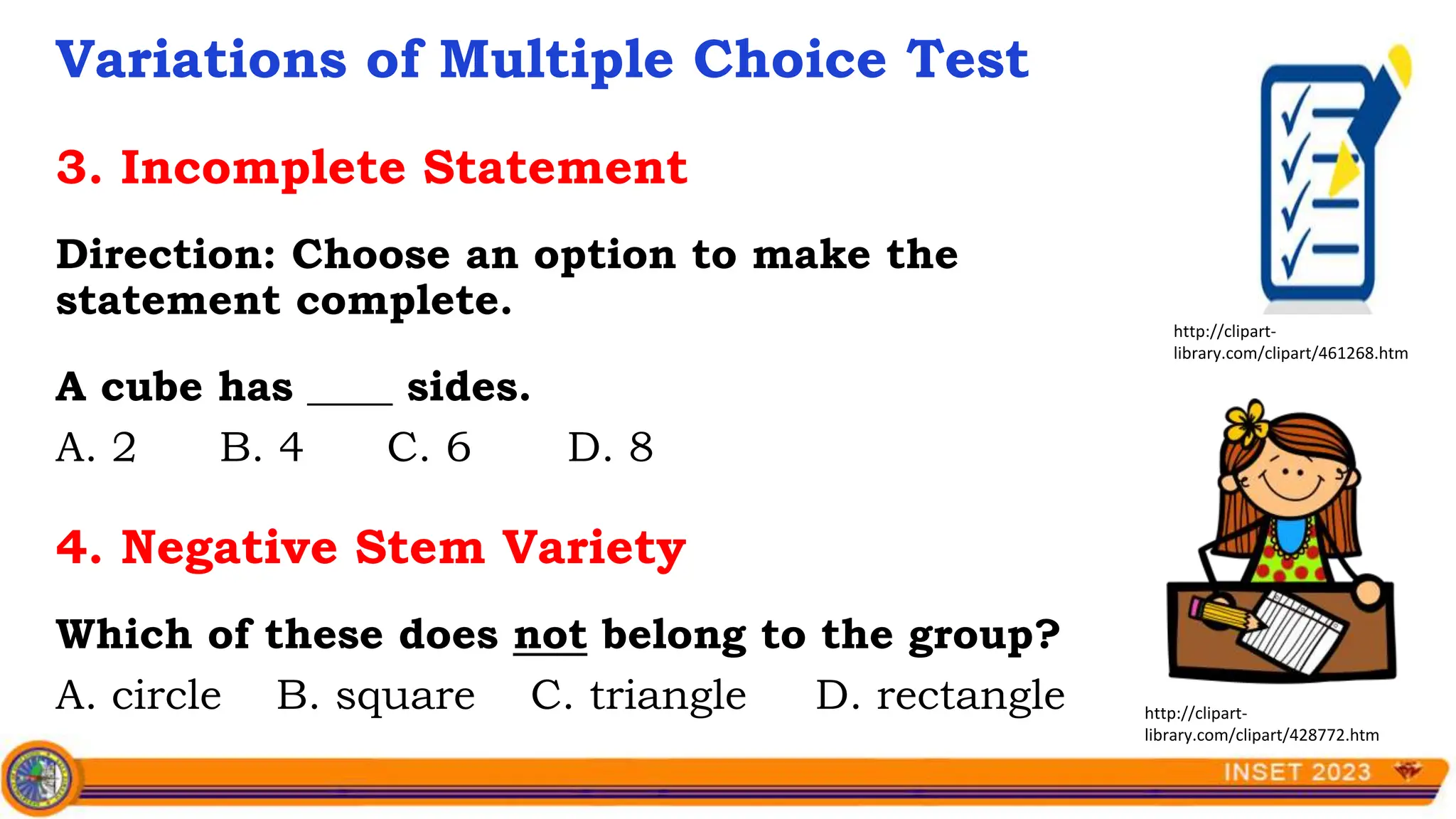 Copy of 9-Guidelines Multiple Choice and Matching Type Tests.pptx