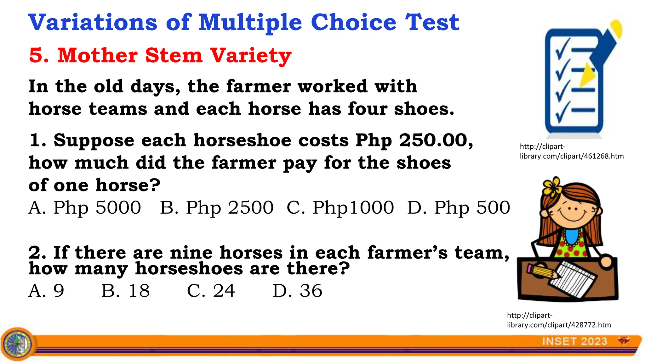 Copy of 9-Guidelines Multiple Choice and Matching Type Tests.pptx