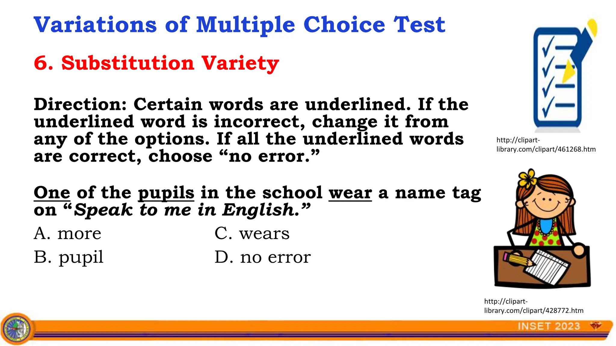 Copy of 9-Guidelines Multiple Choice and Matching Type Tests.pptx