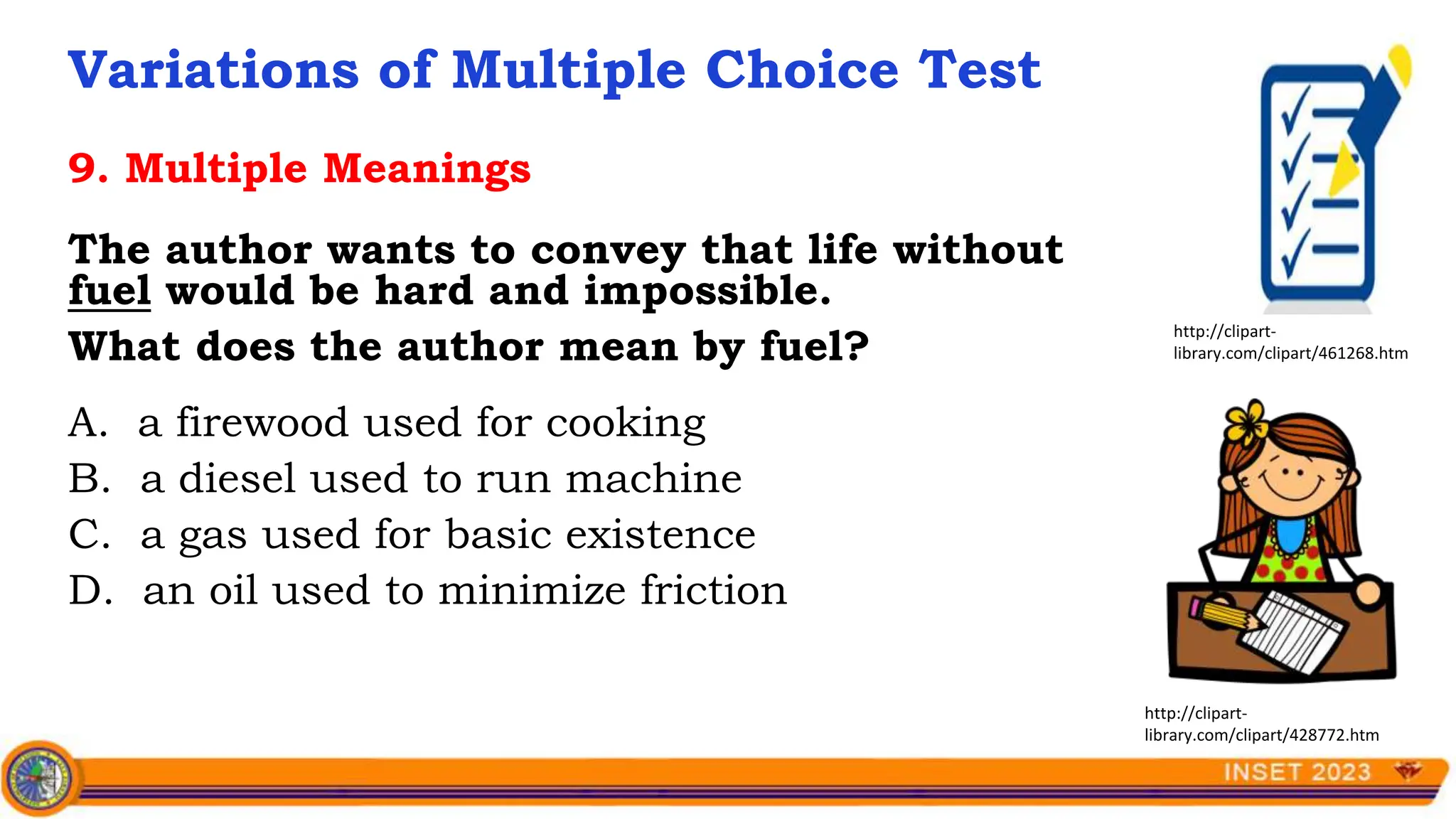 Copy of 9-Guidelines Multiple Choice and Matching Type Tests.pptx