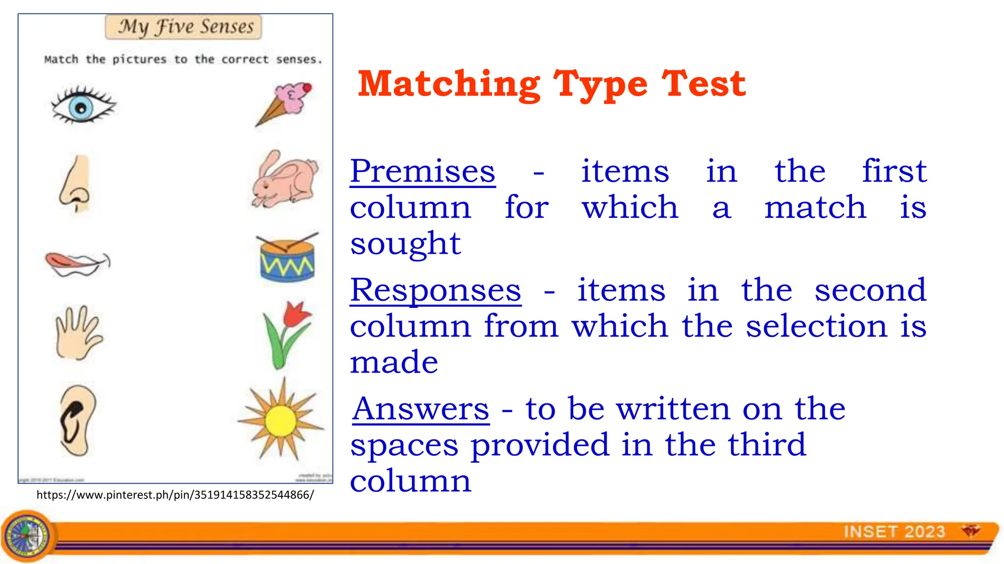 Copy of 9-Guidelines Multiple Choice and Matching Type Tests.pptx