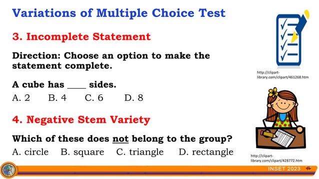 Copy of 9-Guidelines Multiple Choice and Matching Type Tests.pptx ...
