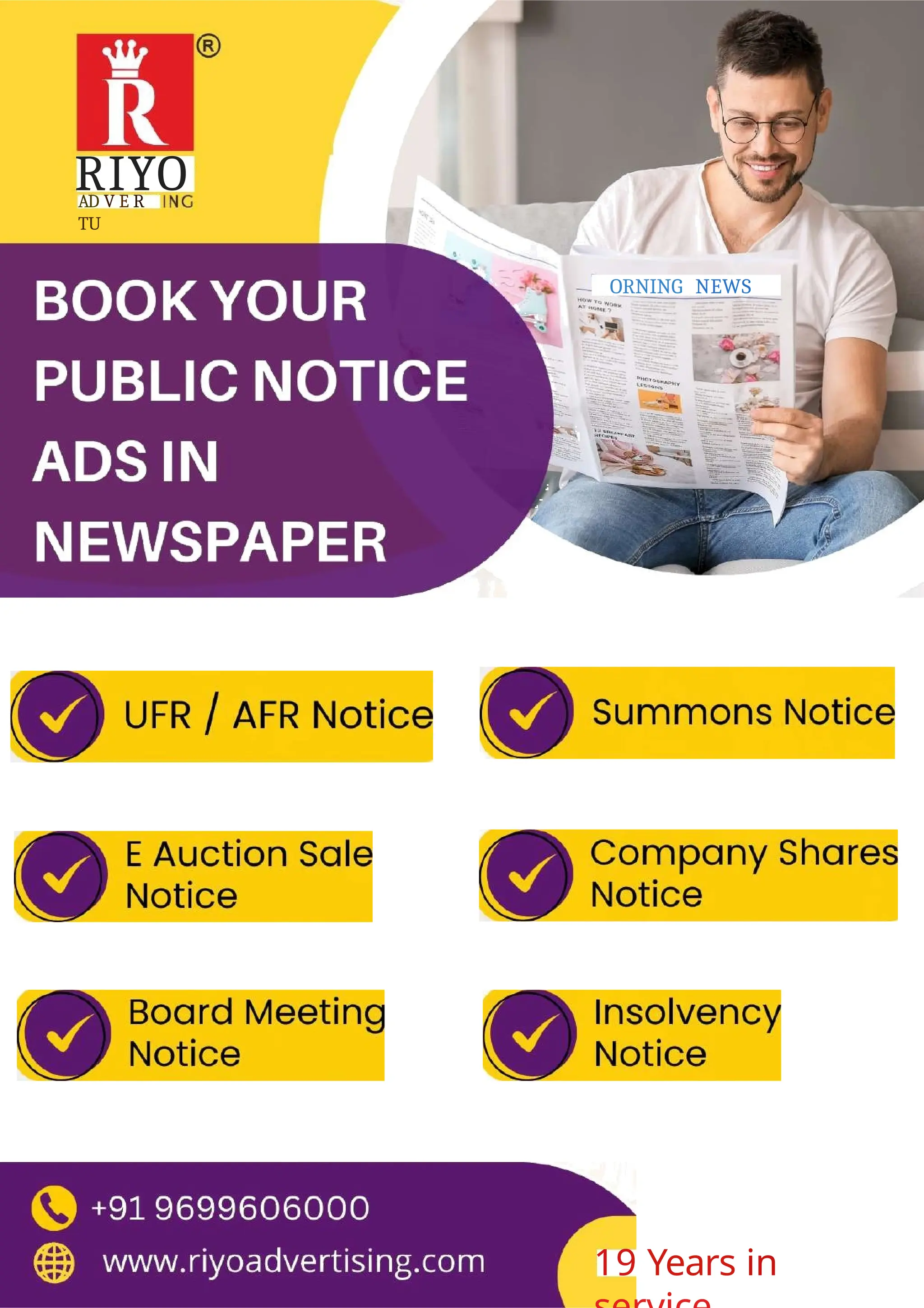 Book Your Public Notice Ads In Newspaper | PDF