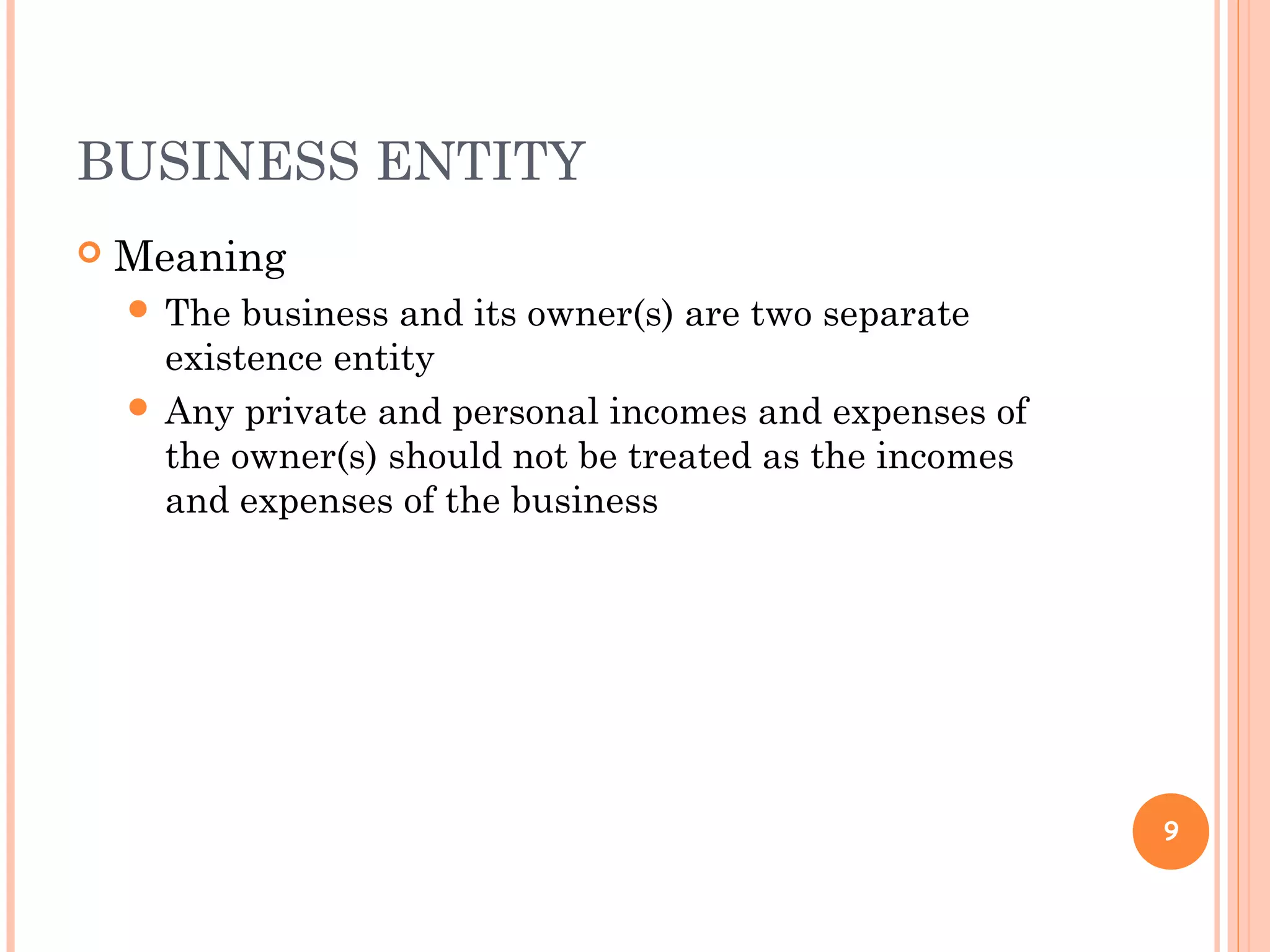 Accounting Concepts and Principles with Examples | PPT