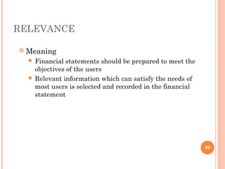 Accounting Concepts and Principles with Examples | PPT