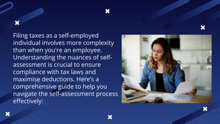 Self-assessment for self-employed individuals | PDF