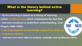 active learning strategies that nmake the learning effective and ...