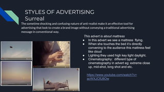 Structure and Techniques of Television Advert | PPT