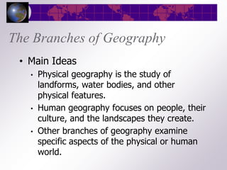 A Geographer’s World | PPTX