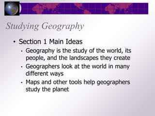 A Geographer’s World | PPTX